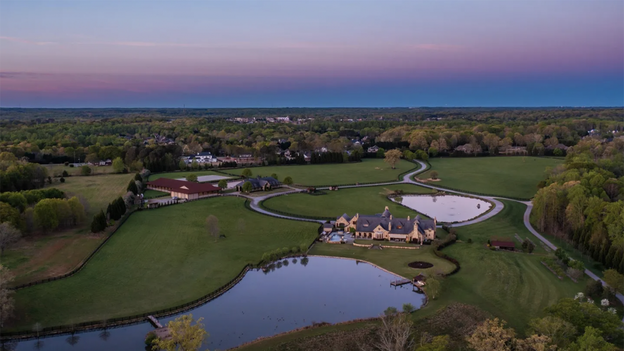 Buy a 54-acre estate complete with 3 arenas, 12 stables and a pet ...