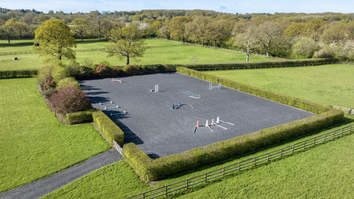 A Grade II-listed home in over 87 acres, with stables, indoor and ...