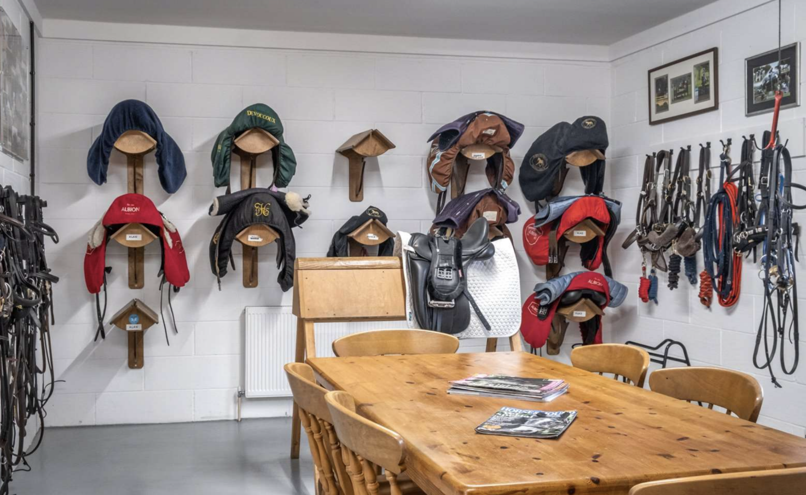 A Grade II-listed home in 88 acres, with stables, indoor and outdoor ...