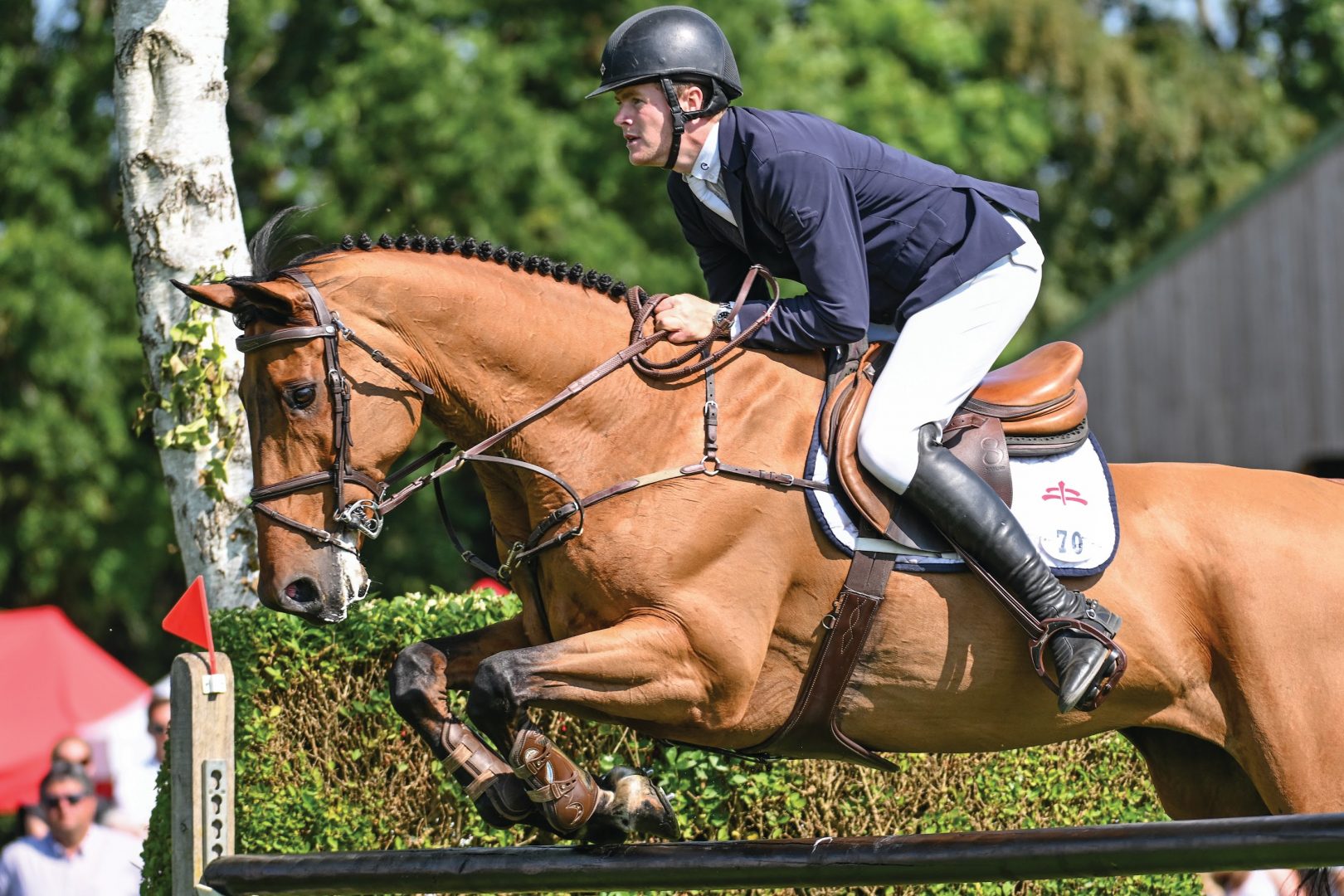 Meet Daniel McAlinden, who finished fourth in the 2023 Hickstead Derby