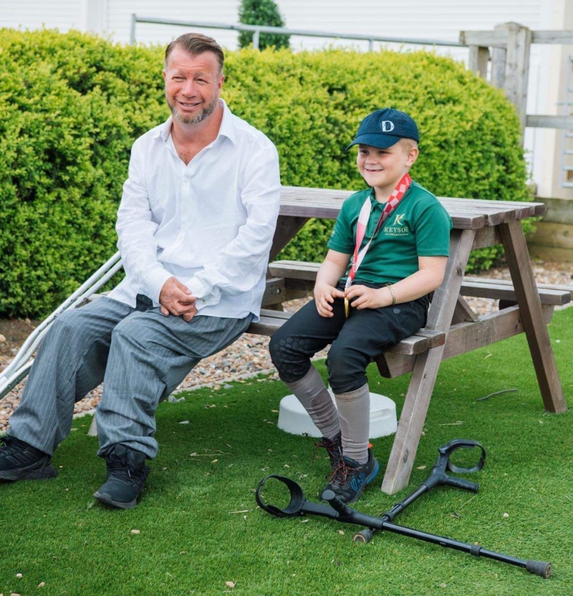 ‘He inspires me every day’: eight-year-old diagnosed with bone cancer to ride at national ...