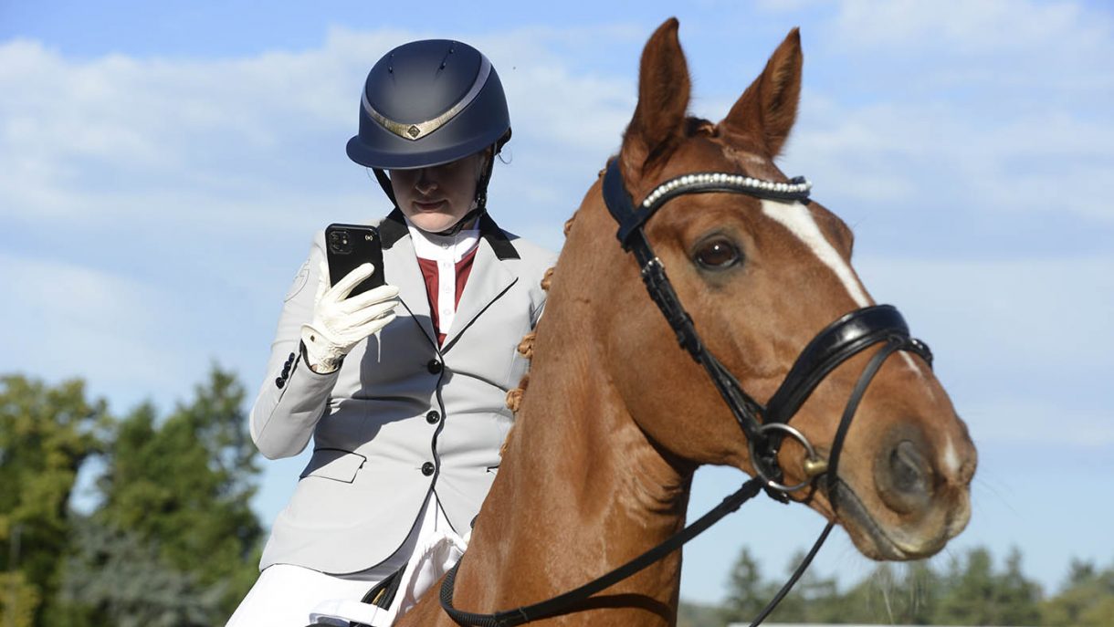 Calls to ban showjumpers from using phones while riding at competitions ...