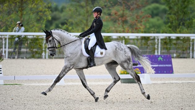 European Eventing Championships dressage: German debutante