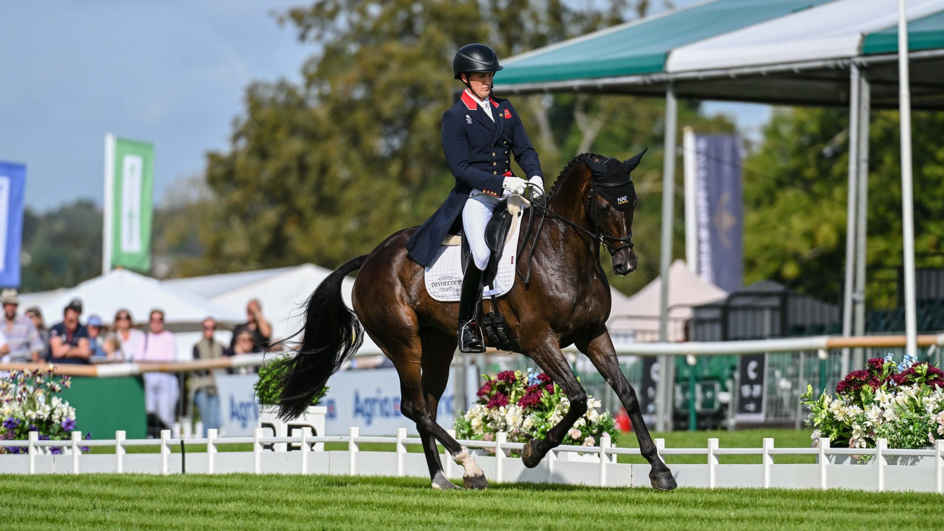 Burghley Horse Trials dressage: Tom McEwen takes early lead