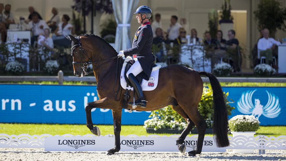 Watch Carl Hester’s test from the European Dressage Championships