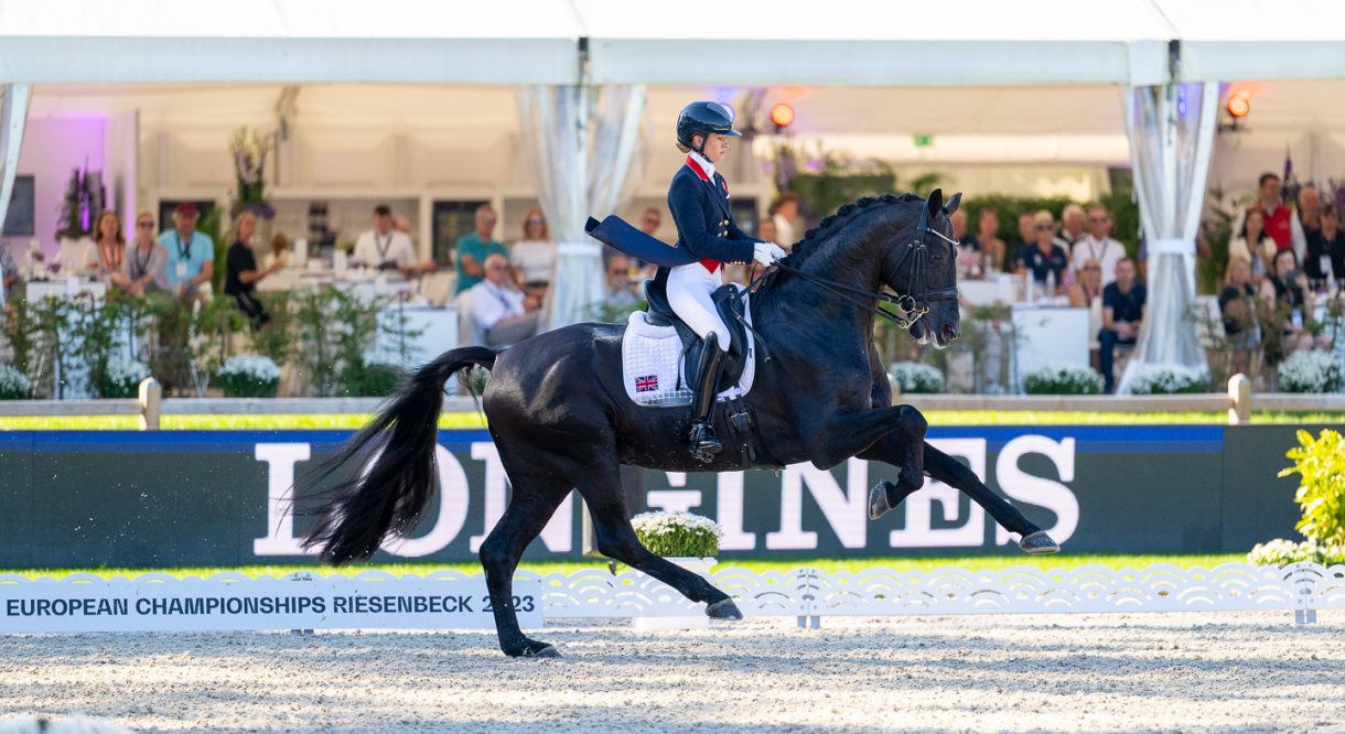 Lottie Fry on her European Dressage Championships grand prix