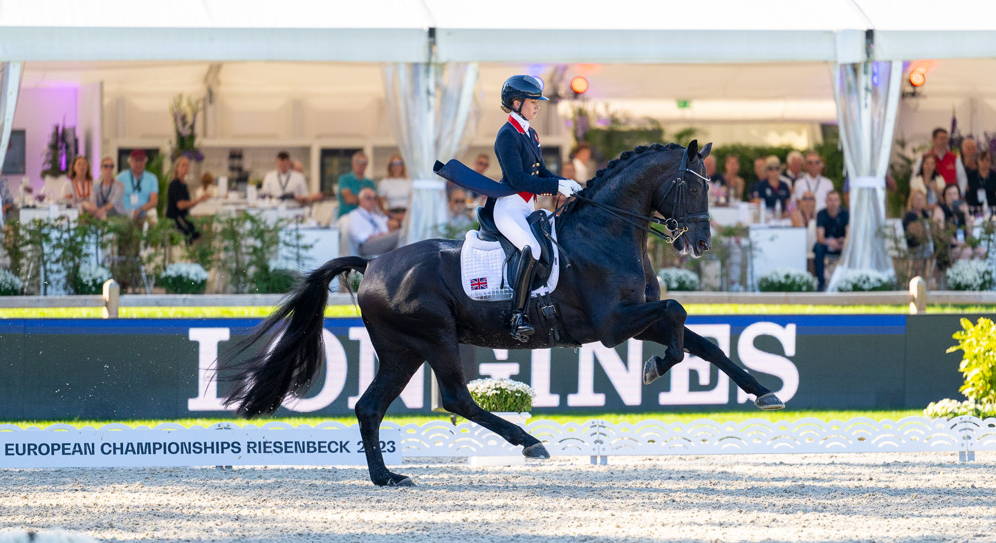 Lottie Fry on her European Dressage Championships grand prix