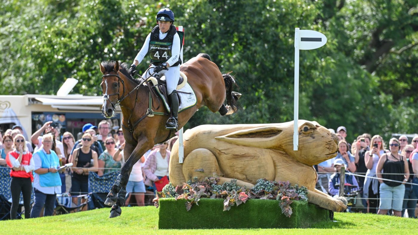 Burghley Horse Trials cross-country: Pippa Funnell and Sam Watson