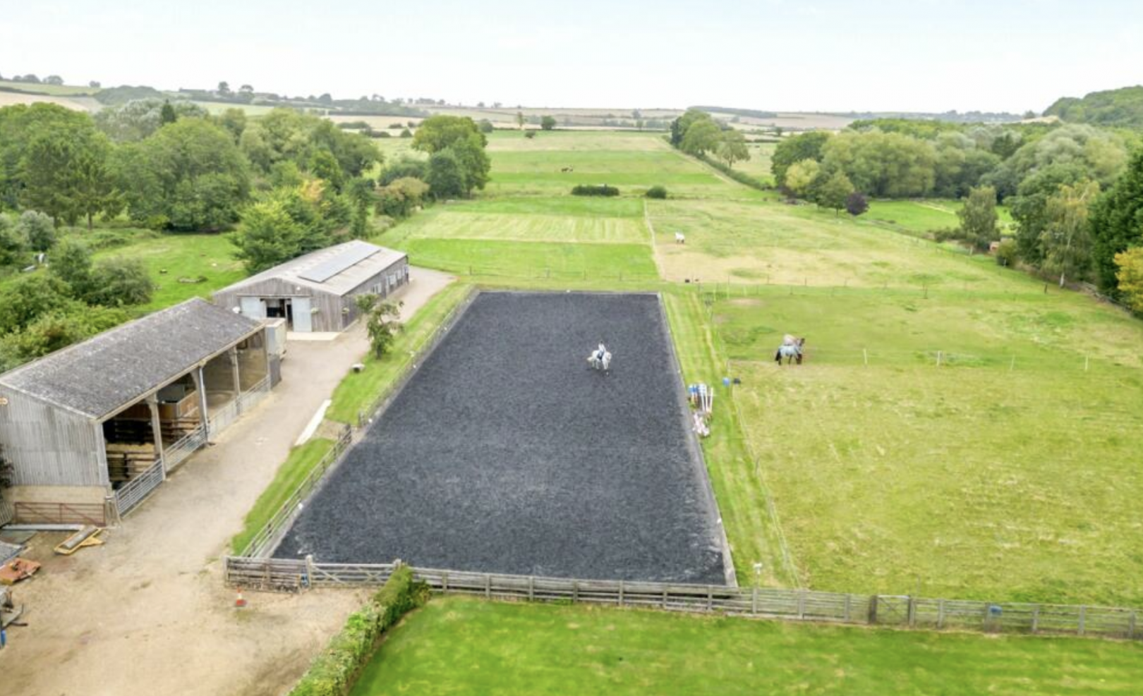 Check out this family home in a desirable location with 10 stables ...