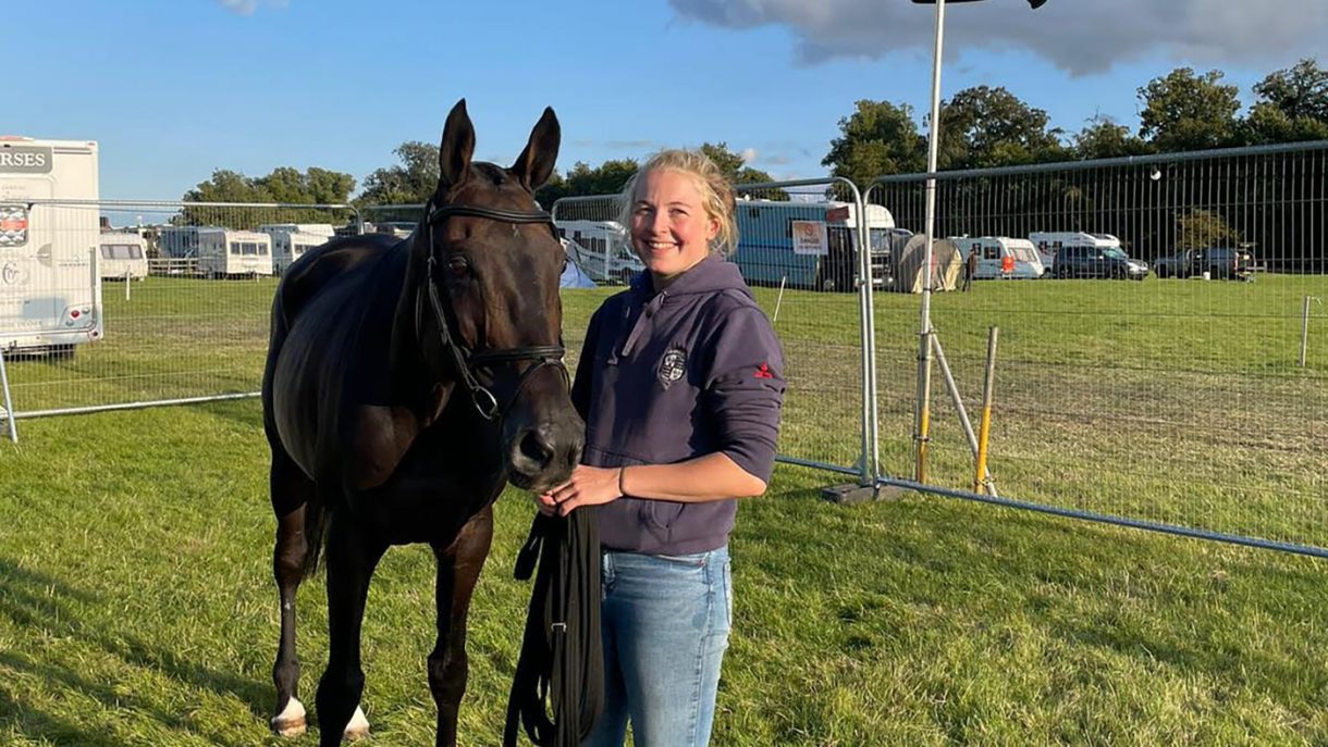 Amy Akehurst: winner of the 2023 Burghley horse care prize