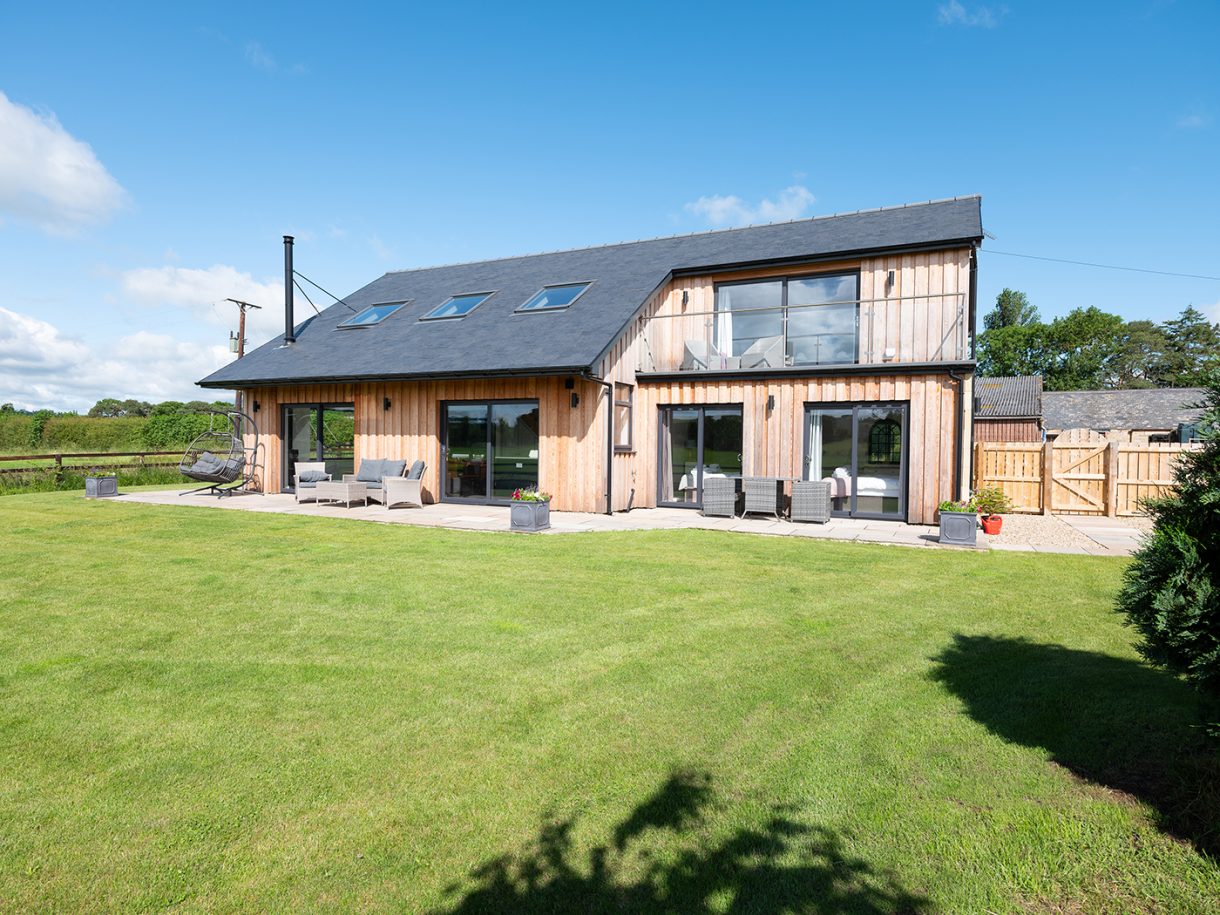 A 156-acre farm with house, stables and additional cottage, situated in ...