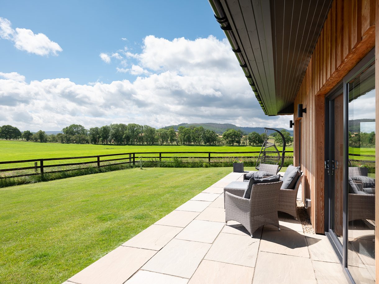 A 156-acre farm with house, stables and additional cottage, situated in ...