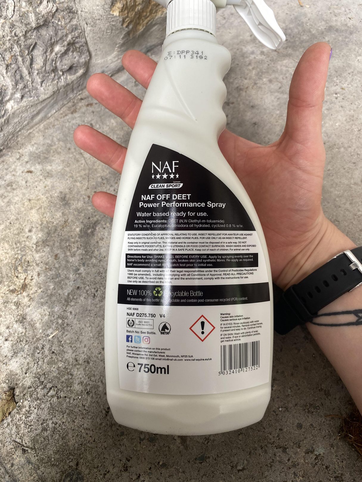 NAF Off Deet Power Performance review | Horse & Hound