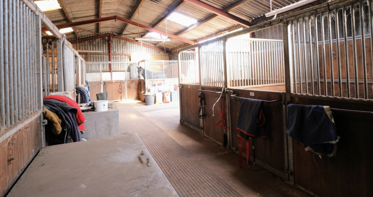 This period country home with 12 stables, grazing, and an arena, in 25 ...