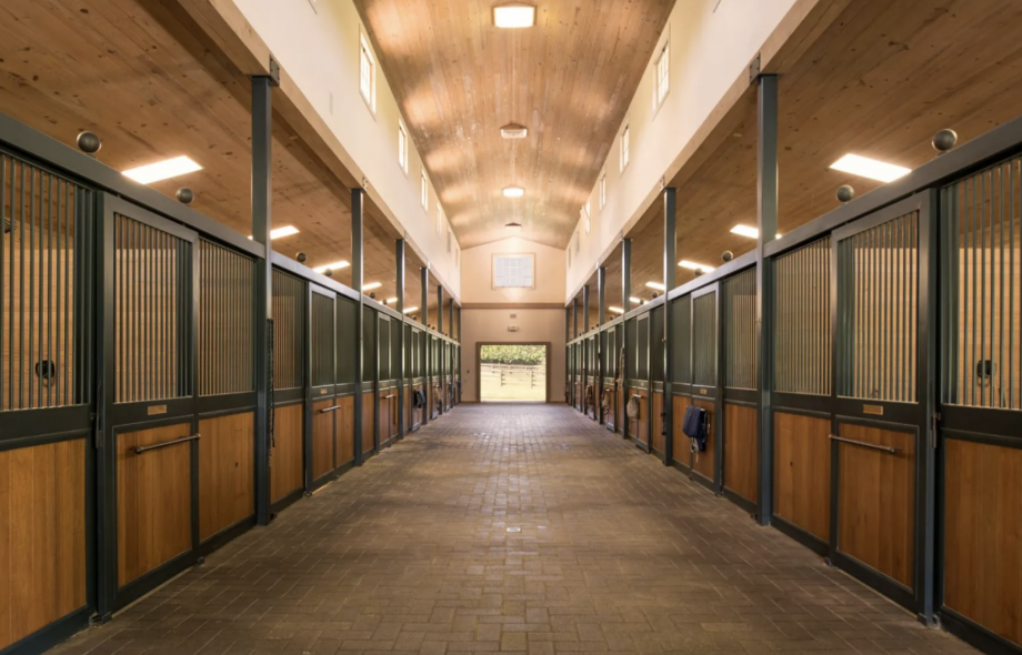 This is what a +£77.5m property looks like, complete with stables ...