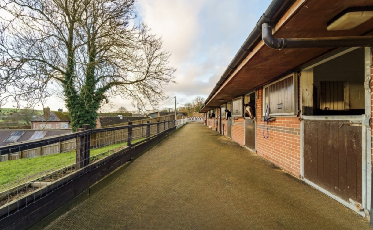 Make the former yard of legendary trainer Fred Winter your own ...