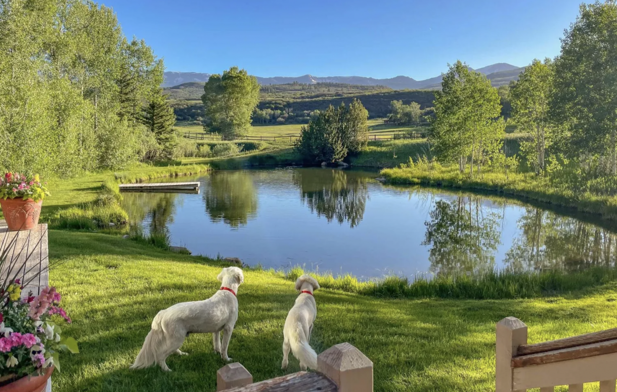 Saddle up and head to this 374-acre ranch, complete with stables ...