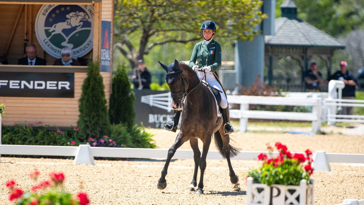 Kentucky Three-Day Event – Susie Berry on her fall last year