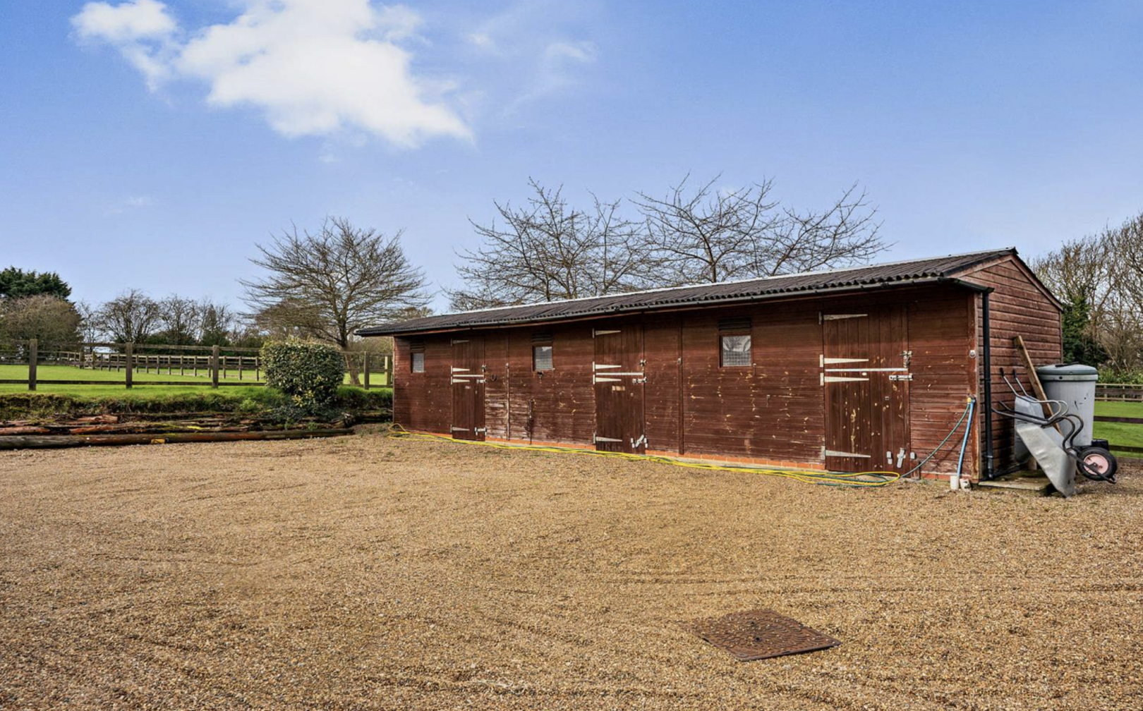 A five-bed home with stables, grazing, home office and wow-factor ...