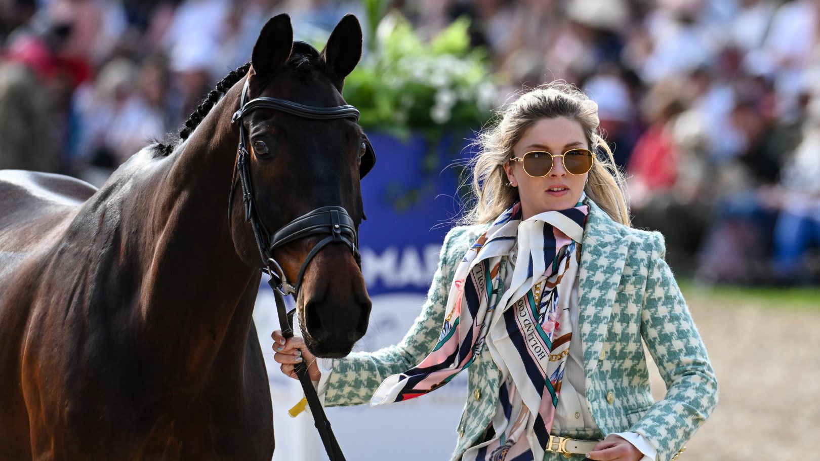 Badminton Horse Trials trot-up pictures – Emily King and more’s outfits