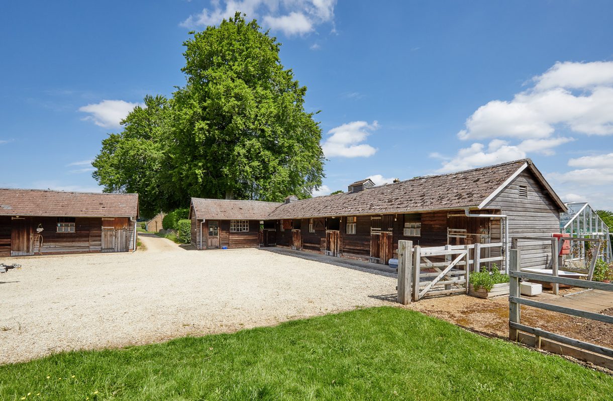 A beautiful property in a stunning location, complete with 12 stables ...