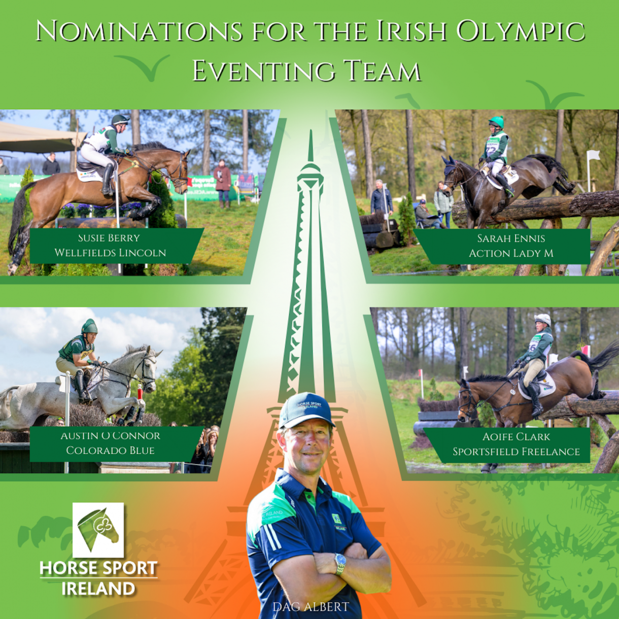 Irish Olympic eventing entries confirmed for Paris 2024