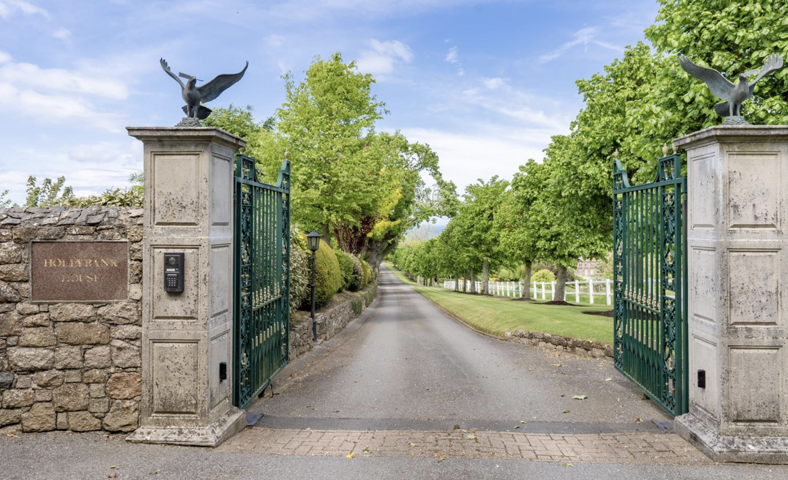What a beauty! An impressive home with incredible views, two arenas ...