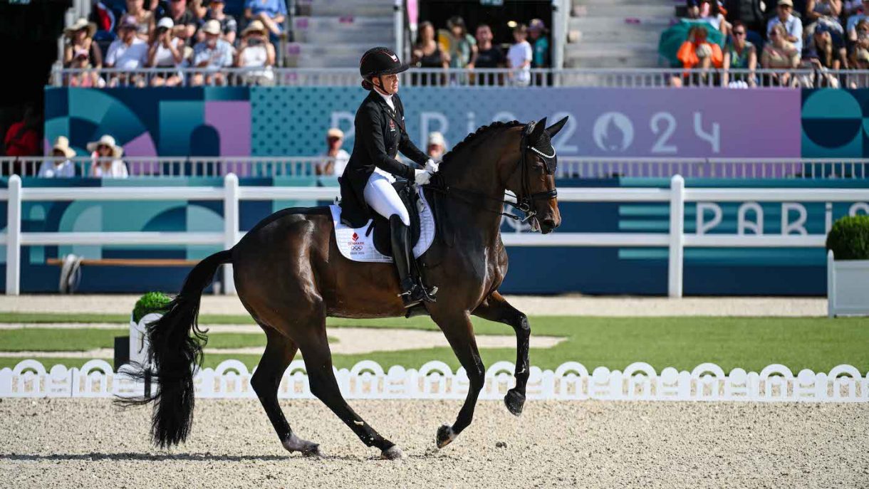 Cathrine Laudrup-Dufour and Freestyle delight in Olympic dressage qualifier