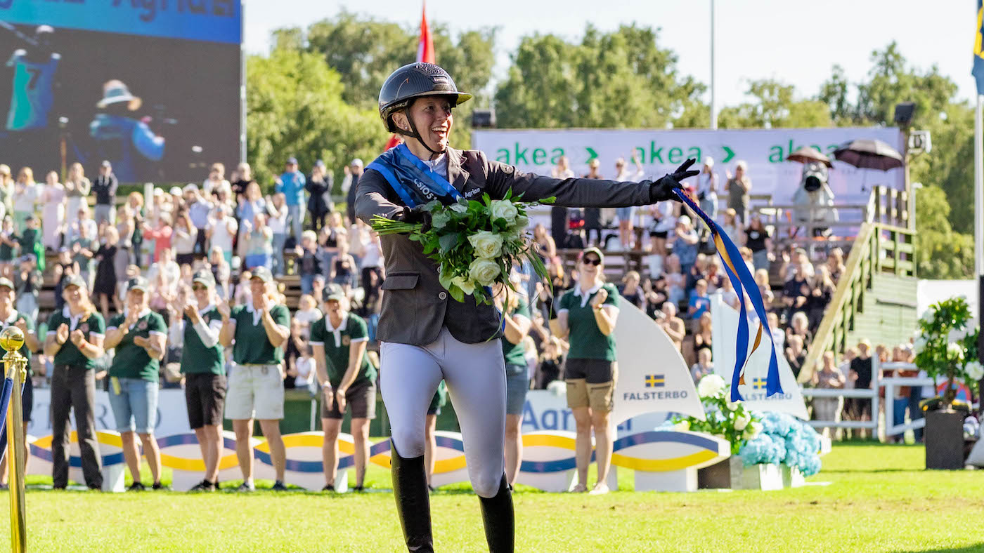 Olympics-bound eventer Sandra Auffarth lands milestone showjumping win