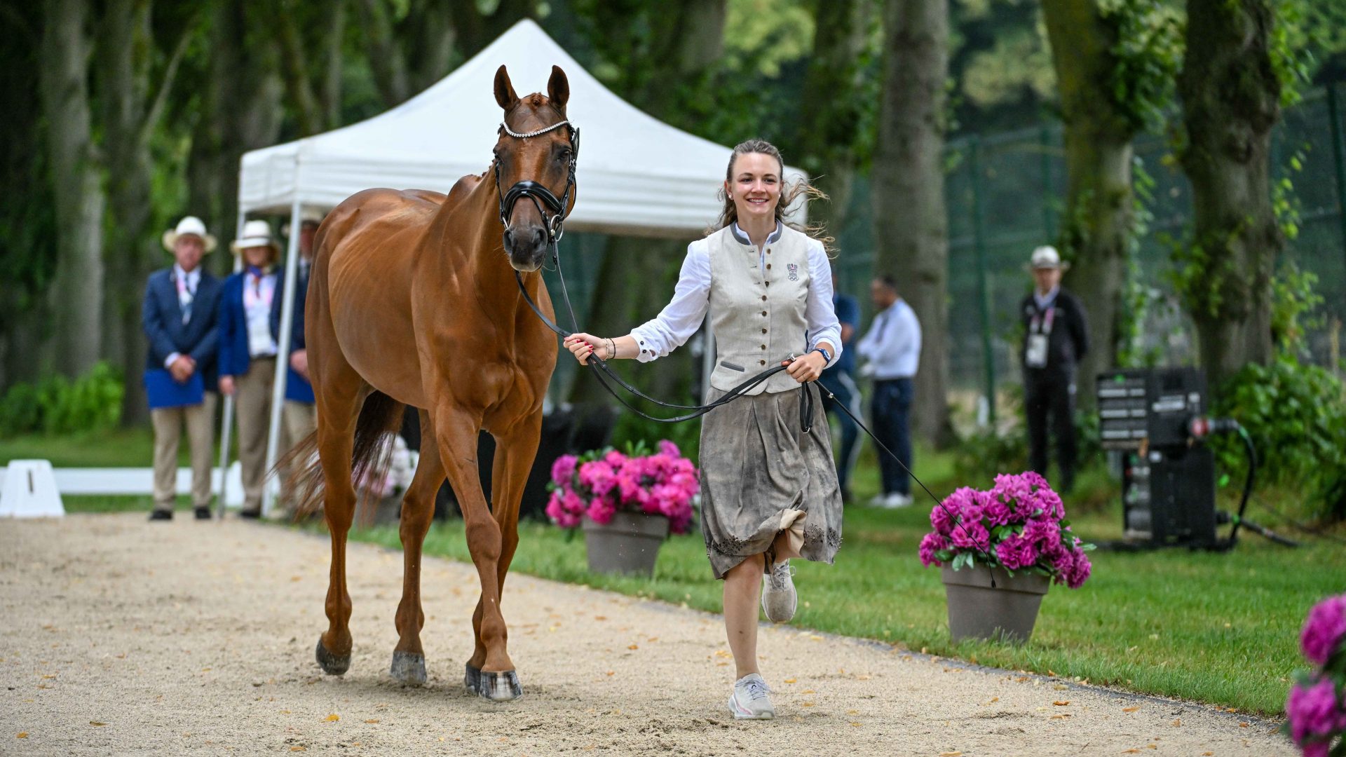 Olympic eventing first trot-up – one horse eliminated and British horse ...