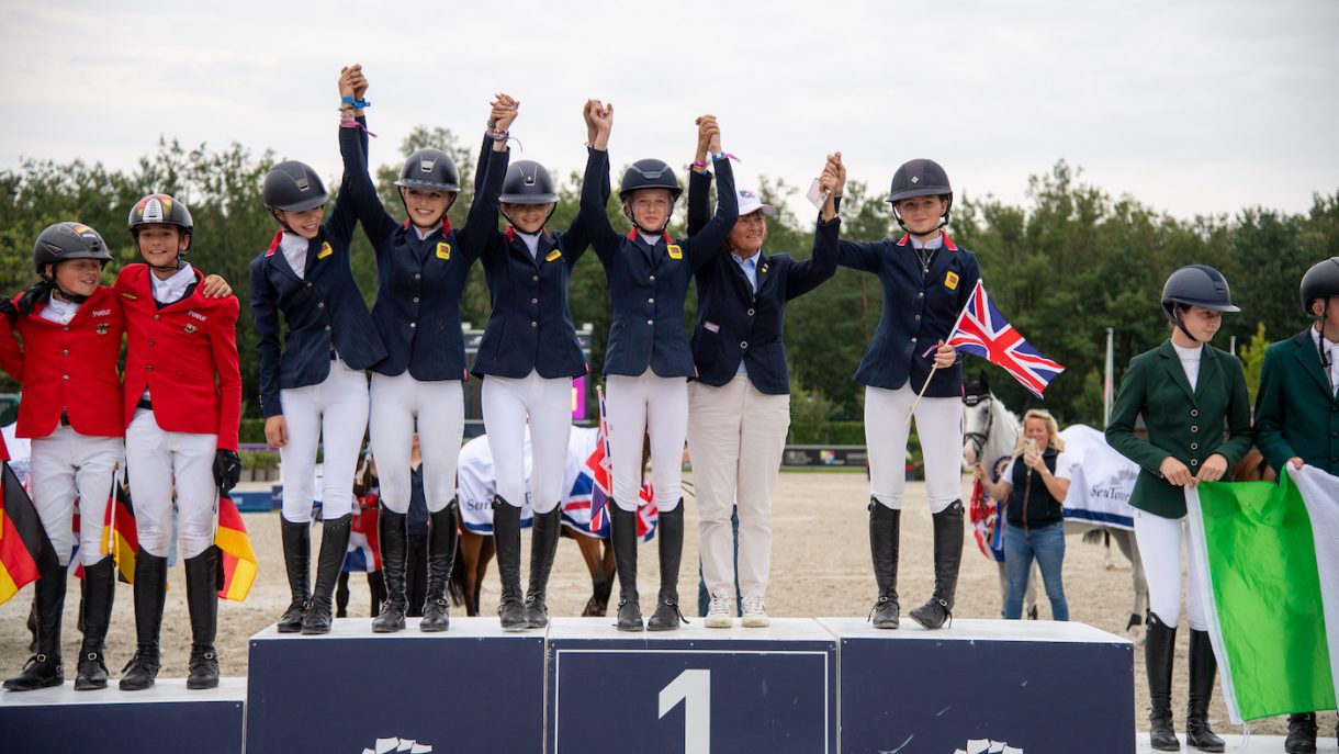 Gold medals at the 2024 Pony European showjumping Championships