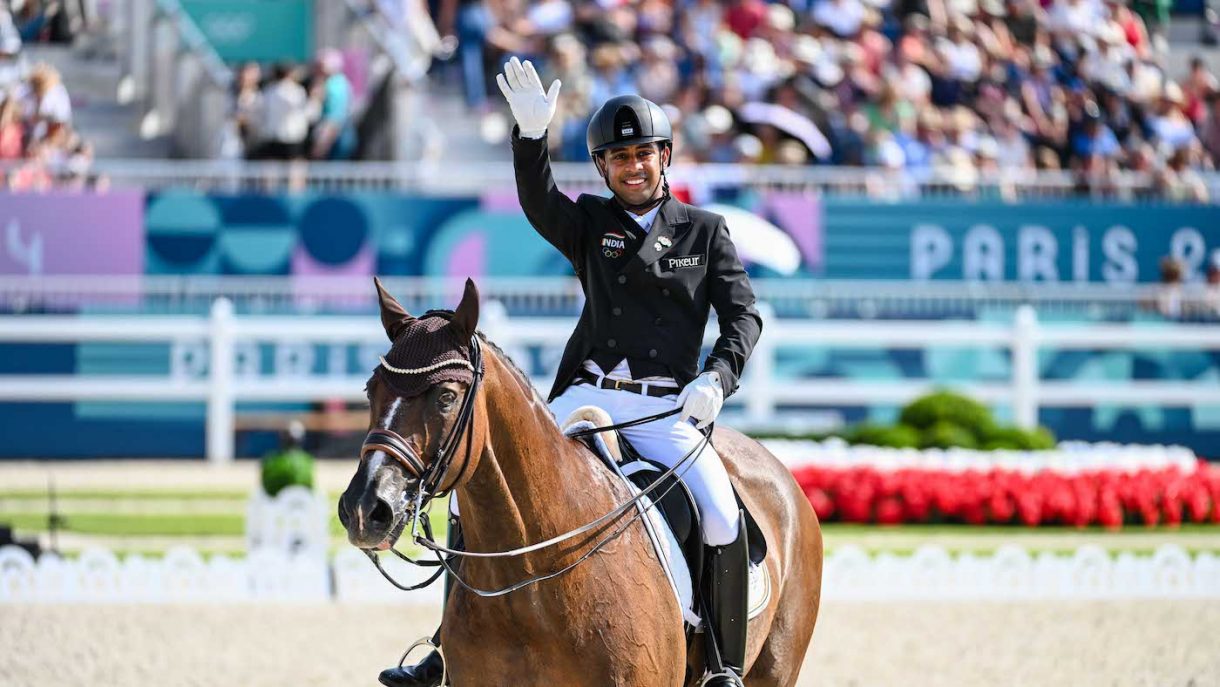 Indian rider makes history in the Olympic dressage at Paris 2024