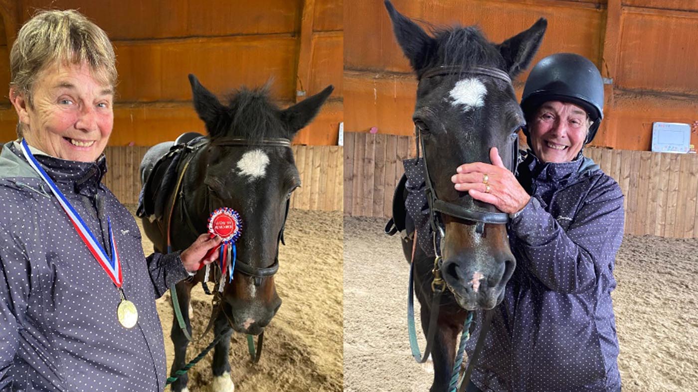 ‘The biggest smile’: grandmother who skydived aged 70 has first horse ...