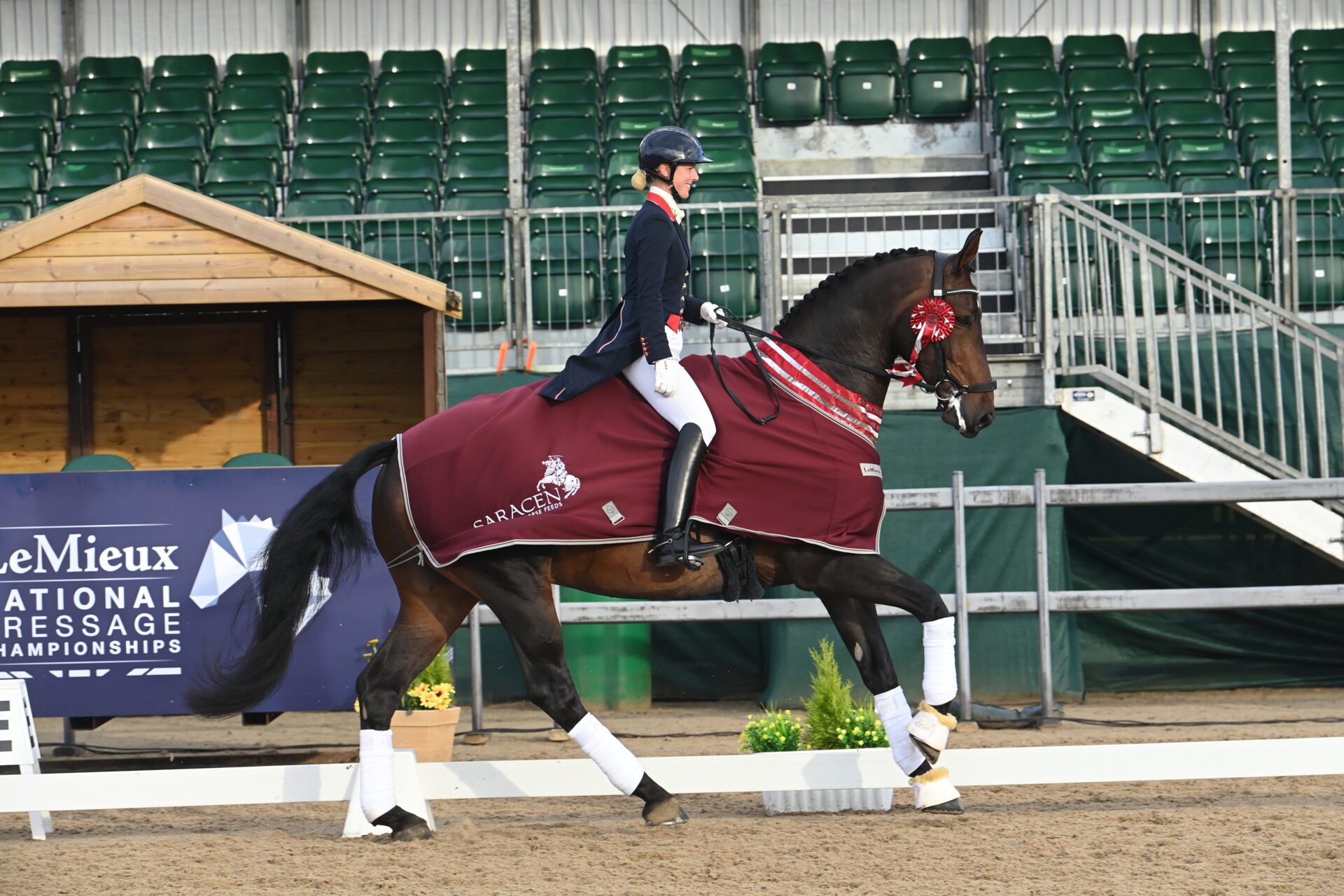 Laura Tomlinson wins inter I title at National Dressage Championships