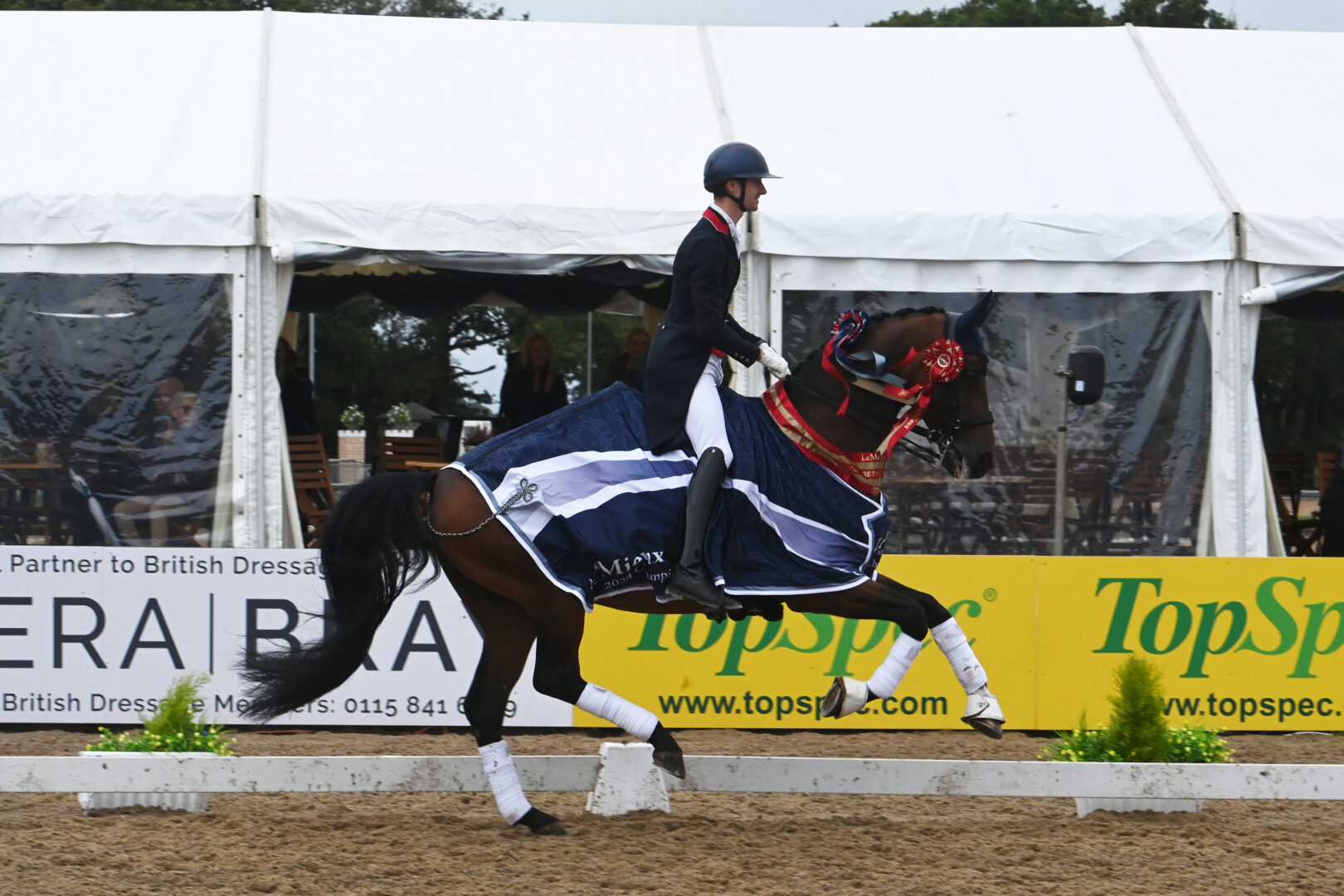 Lewis Robertson-Carrier is crowned British Dressage's national champion