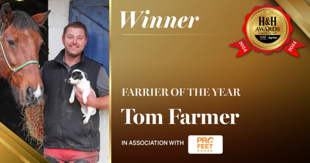 Tom Farmer crowned NAF Five Star PROFEET Farrier of the Year 2024