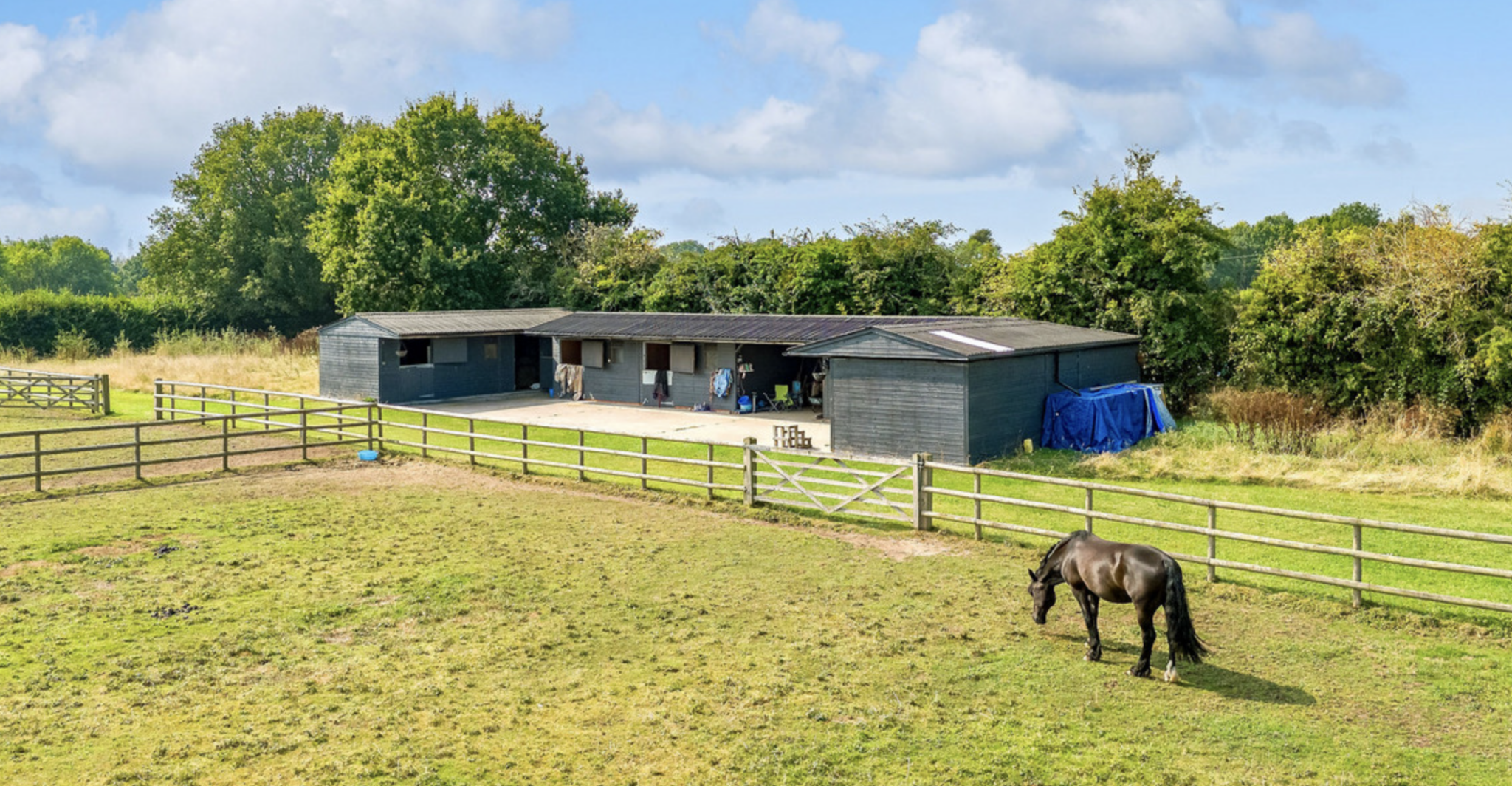 An immaculate barn conversion, with stables, grazing and more in a very ...