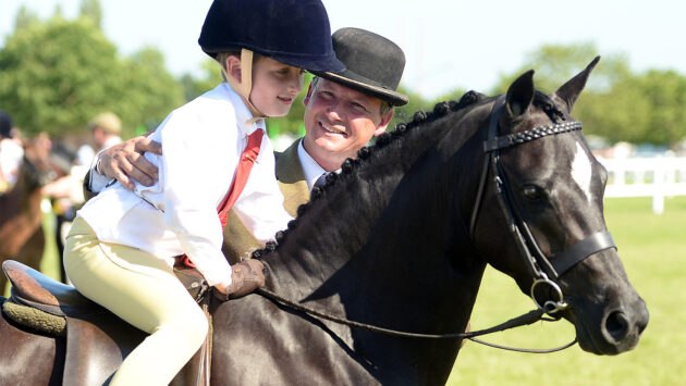Training the lead-rein pony and their young jockey for show ring success