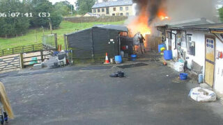 Terrifying stable yard fire shows why fire safety plans are essential