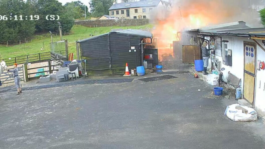Terrifying stable yard fire shows why fire safety plans are essential