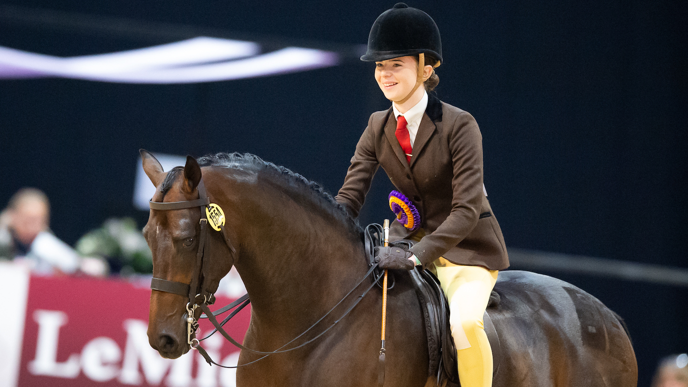 Training plaited ponies, and their young riders, to excel in the ring