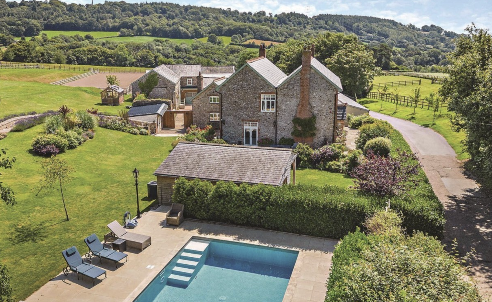 When can we move in? A wonderful farmhouse with stables, arena, pool ...