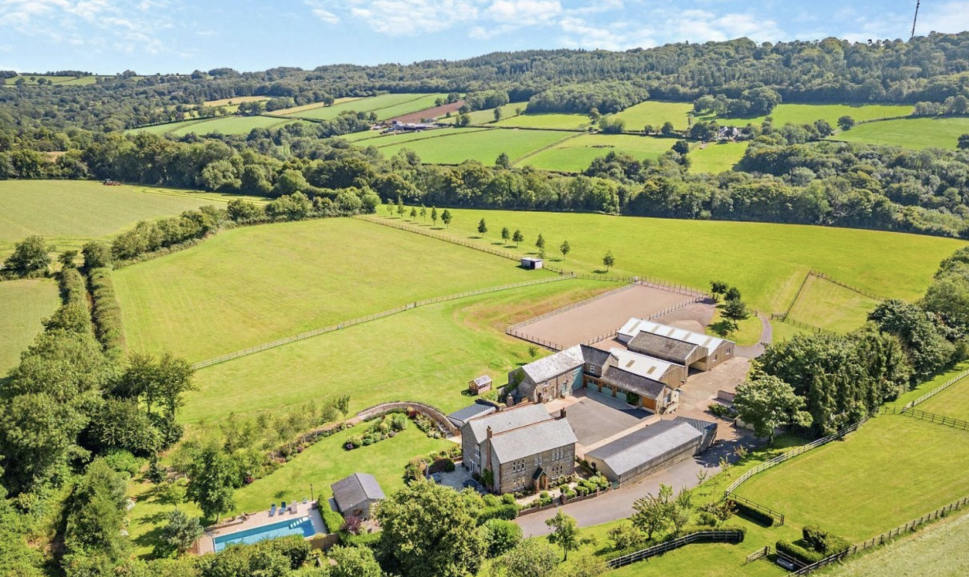 When can we move in? A wonderful farmhouse with stables, arena, pool ...