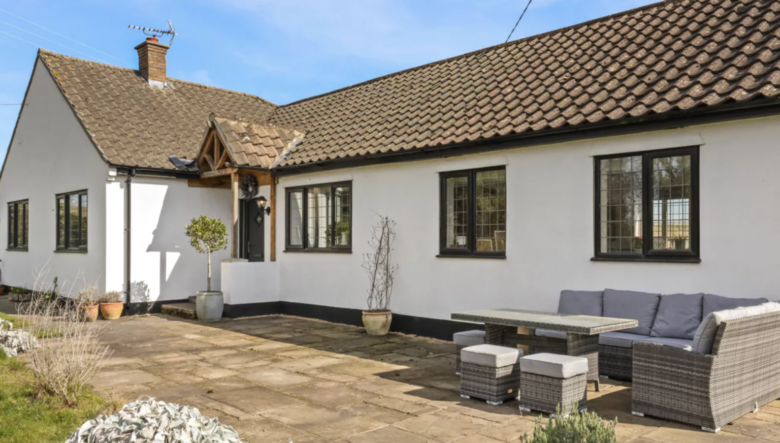 A lovely home complete with arena, stables, all-weather turnout ...