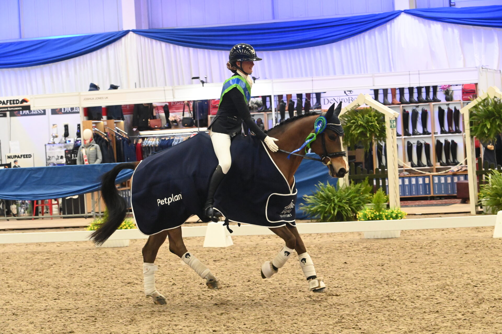 Teenager and 22-year-old pony shine at winter dressage championships
