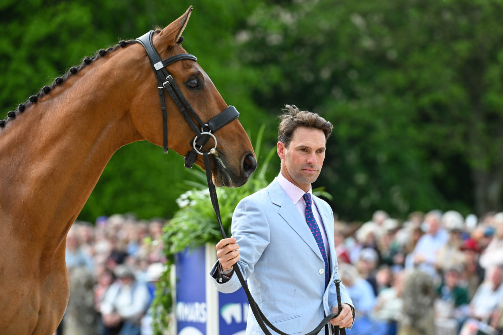 Badminton Horse Trials trot-up photos feature floaty florals and more