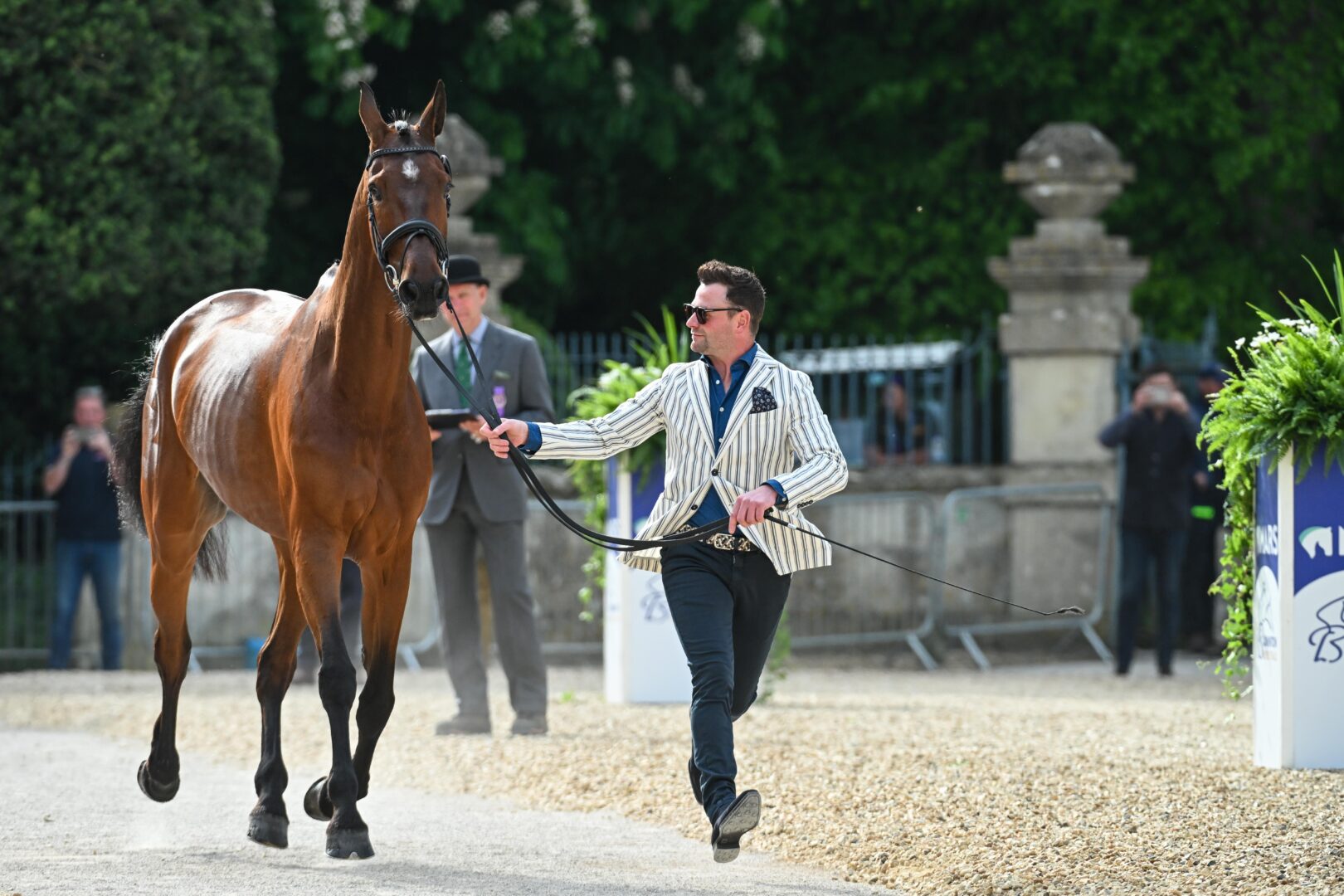 Badminton Horse Trials trot-up photos feature floaty florals and more