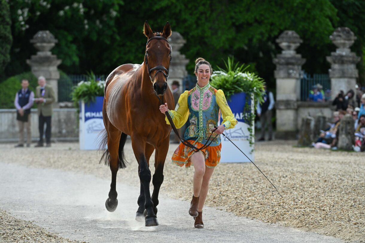 Badminton Horse Trials trot-up photos feature floaty florals and more