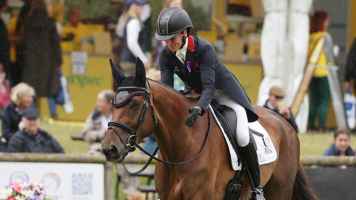 Sarah Bullimore leads Bramham Horse Trials dressage on home-bred