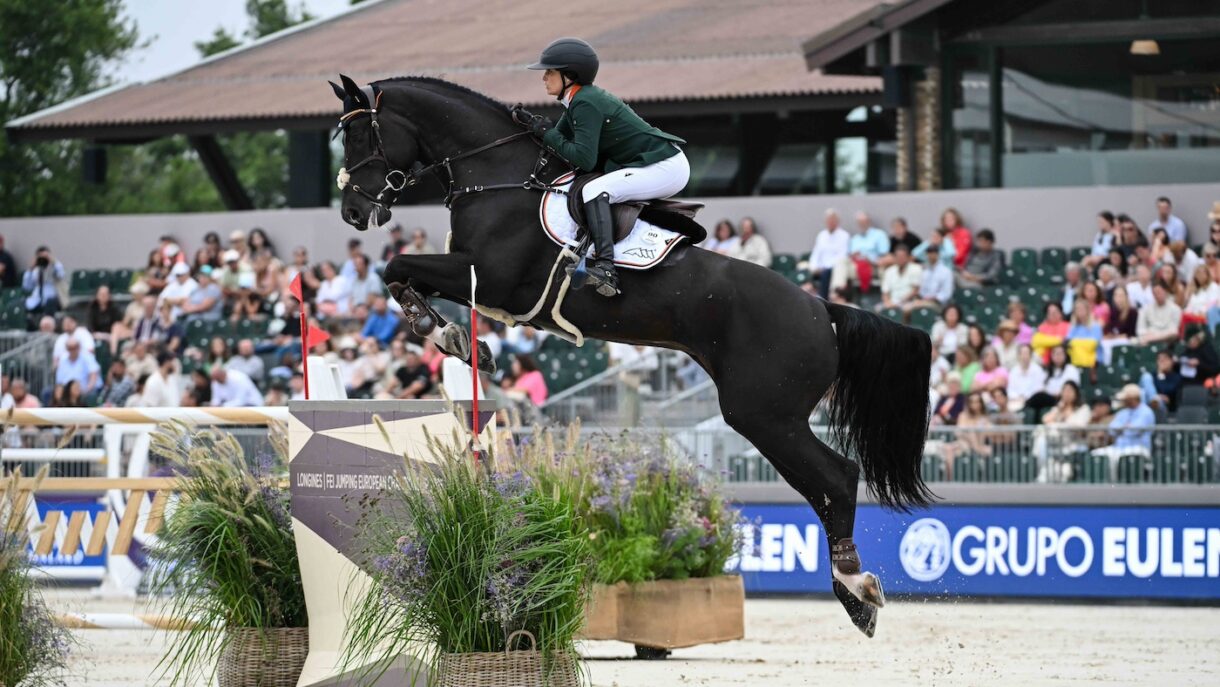 Top vaulter turned showjumper Alexa Stais excels at European Championships